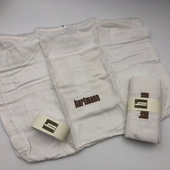 Hartmann | Bags | Hartmann Logo Drawstring Dust Storage Bags Set Of 2 ...